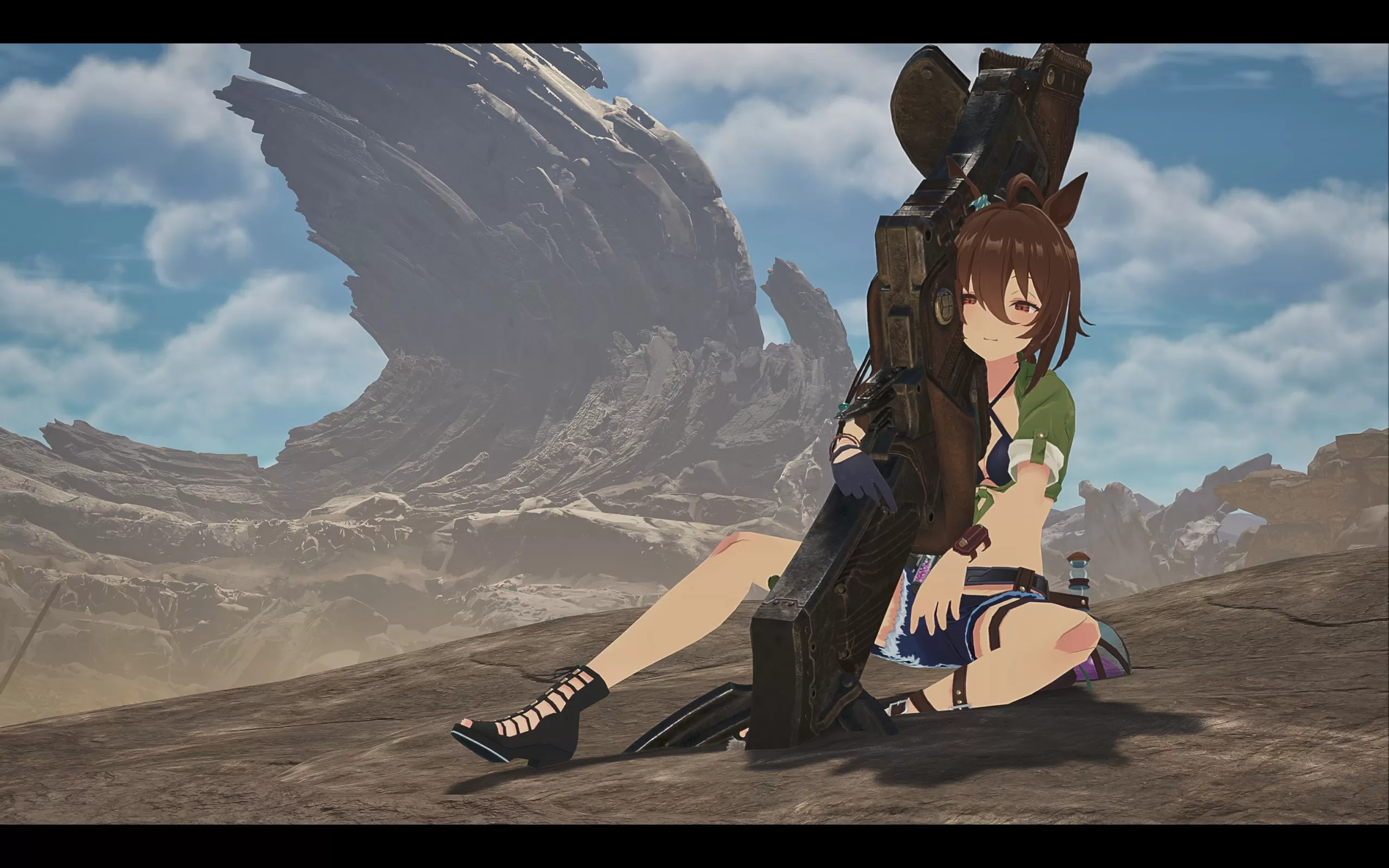 【MHWS/外观mod】赛马娘 爱丽速子·泳装 Mod - 怪物猎人荒野MOD圈 - 踩蘑菇社区